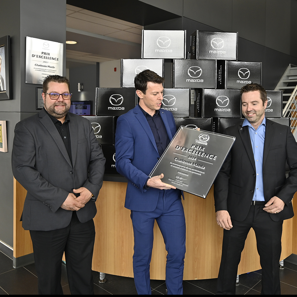Prix Excellence 2024- Charlevoix Mazda de Baie-Saint-Paul honoré par ...