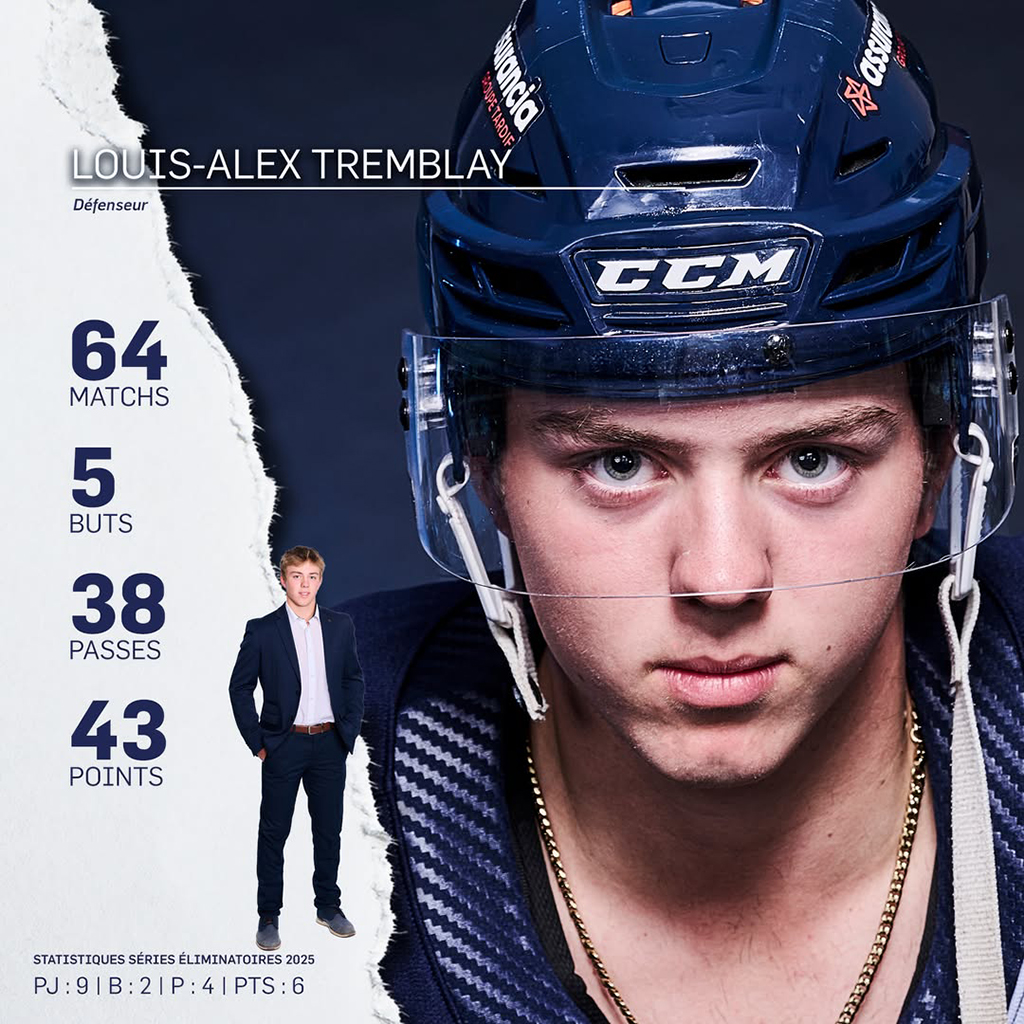 Le choix de première ronde du Phoenix en 2023, Louis-Alex Tremblay a ...